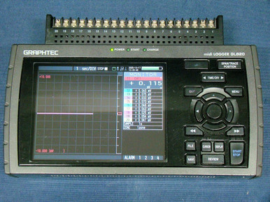 Graphtec Gl820 Handy Data Logger Midi Logger 20-Channel Portable Recorder