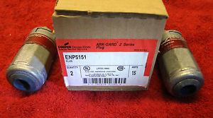 Cooper Ark-Gard Enp5151 Explosion Proof 15 Amp Plug Single Phase 120 ...