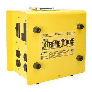 Coleman Cable Cci 01980 30 Amp X-Treme Box Portable Temporary Power ...