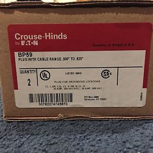 Brand New Cooper Crouse-Hinds Bp59 Explosion-Proof Pin & Sleeve Plug ...