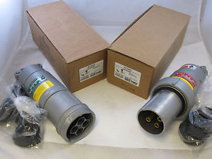 Appleton 100 Amp Set Acp1034Cd & Arc1034Cd Plug & Connector New In Box ...