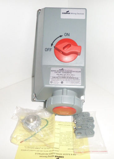 COOPER CD 460MI7W 60-Amp Mechanical Interlock 60A 480Vac HBL460MI7W ...