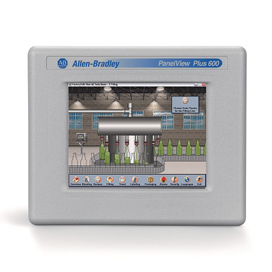 New Ab 2711p-t6c5d Panelview Plus 600 - Hmi Display Unit