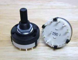 120, One Pole 12 Position Panel Mount Rotary Switch 1P12T,Teng - SPW ...