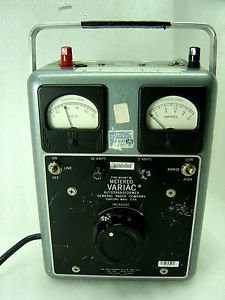 Used General Radio Type W10Mt3A Metered Variac Autotransformer W/Posts ...