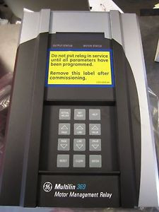 GE MULTILIN 369 MOTOR MANAGEMENT RELAY 369-HI-0-B-F-D-0-E - SPW Industrial