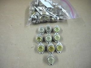 10 NOS Delco 2N665 NTE 121 Transistors Power Amplifier TX-300 GE-3 ...