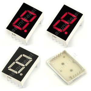 10 × Common Anode Red 7 Segment 5 LED Digit Display Digitron 1 Bit ...