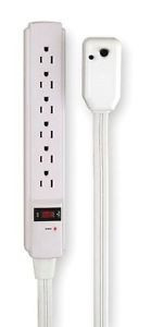 POWER FIRST 2XYP3 Surge Outlet Strip, LCDI, 6 Outlets - SPW Industrial