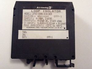 Acromag Input Loop Power Signal Isolator 270I-20MA-DIN-NCR Used. - SPW ...