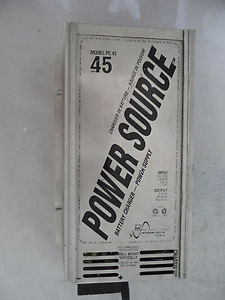Power Source Power Supply Battery Charger Model Ps-45, 45 Amp - SPW ...