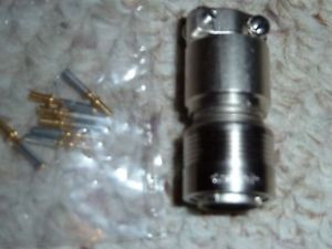 5- NEW JAEGER 7 PIN pole circular cable CONNECTOR MINIATURE SERIEs GOLD ...