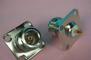 PKG50,N Type Female Panel PCB Mount Solder Connector, N - SPW Industrial