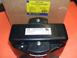 New Square D Transformer 450R-288, Primary 288 V, Secondary 120 V - SPW ...