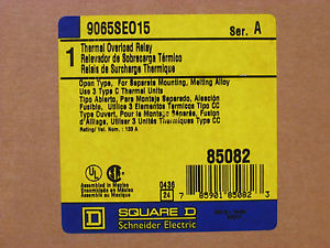 SQUARE D THERMAL OVERLOAD RELAY 9065SE015 - SPW Industrial