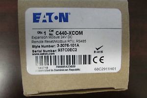 EATON CUTLER HAMMER C440 XCOM 24 VDC Expansion Module Remote Reset 3 ...