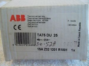 NEW ABB TA75 DU OVERLOAD RELAY TA75DU - SPW Industrial