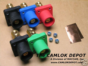 Camlok #2 - 4/0 MALE ONLY Panel Mount 3 Phase Kit - SPW Industrial