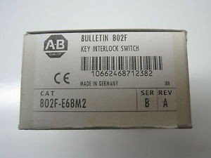 Allen Bradley Key Interlock Switch-802F-E68M2 - New In Box - SPW Industrial