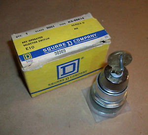 Square D Key Operated Selector Switch 9001KS88K14 NEW - SPW Industrial