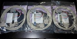 Gecko G540 (3) Solderless Motor Connectors & 3 10ft DB9 Shielded Motor ...