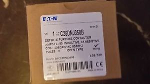Eaton definite purpose contactor C25DNJ350B NEW - SPW Industrial