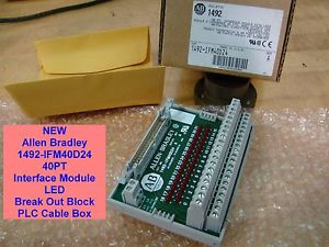 New Allen Bradley 1492-Ifm40D24 40Pt Interface Module Led Break Out ...