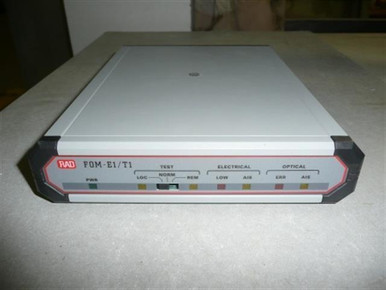 RAD Fiber Optic Modem FOM-E1/T1 P/N 2841000000 - SPW Industrial