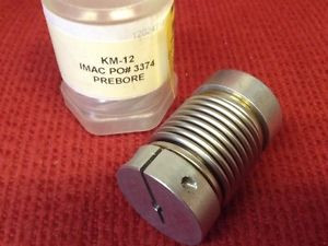 GAM - Series KM, Part #KM-12 - Bellows Coupling - Pre-Bored-( 3/16 & 3/ ...
