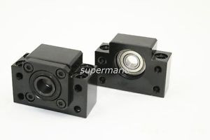 One Set of Fixed Side BK20 and Floated Side BF20 Ballscrew End Supports ...