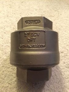 DFT SCV 2 IN Socket Weld Ends Model 8374SWN 750 CWP 316 SS/Inconel ...