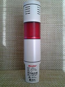 FEDERAL SIGNAL MSL2-024R- MSF MICROSTAT STATUS INDICATOR W/ SOUND ...