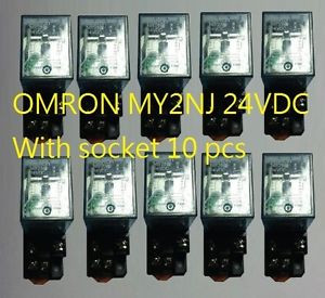 Omron MY2NJ 24VDC Relay With Socket 10 pcs - SPW Industrial