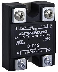 Crydom D1D100 Solid State Relay (SSR) 100A / 100V (3.5 - 32 VDC control ...