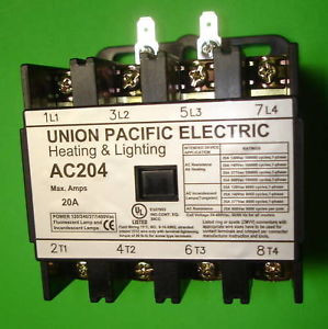 Union Pacific AC204-277 20A 4P 277V LIGHTING A/C CONTRO - SPW Industrial