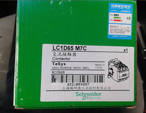 Schneider Telemecanique contactor LC1D65M7C LC1D65M7 220VAC New in box ...