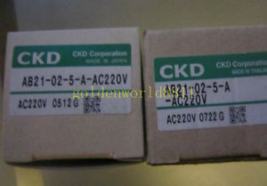 New Ckd Solenoid Valve Ab21-02-5-A Ac220V Good In Condition For ...