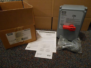 Hubbell Circuit-Lock Hblds6 Disconnect Switch 60Amp 600V 4X 12 New ...