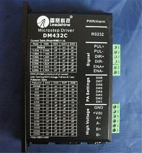 2Ph Nema17 23 Motor Stepper Drive Dm432C 18-40Vdc 1.3-3.2A Leadshine ...