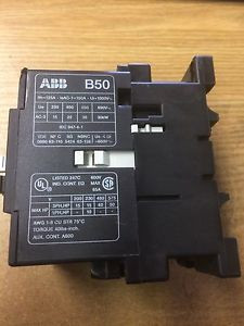 New Abb 3 Pole Contactor 120V Coil B50C-1 (B88) - SPW Industrial