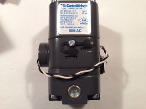 ControlAir Inc Electropneumatic Transducer Type 500X 500-ACW 4-20 MA 3 ...