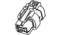 Automotive Connectors As 16, 4P Plug Assy, Key 2 - SPW Industrial