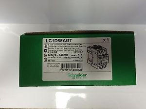 SCHNEIDER ELECTRIC, LC1D65AG7 CONTACTOR, 120VAC COIL, 3-POLE, BRAND NEW ...