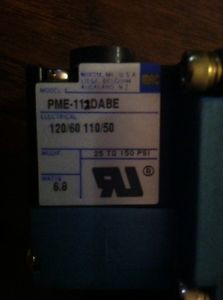MAC, 6511B-211-PM-111DA + PME-111DABE, Solenoid valve, 1 pcs , new