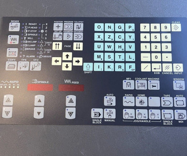 Mazak Mazatrol T Plus Membrane Keysheet Panel Keyboard