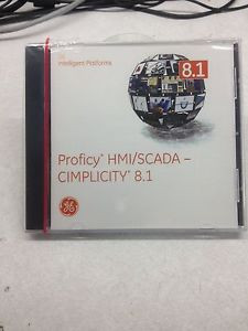 NEW SEALED GE PROFICY HMI/SCADA CIMPLICITY 8.1 SOFTWARE
