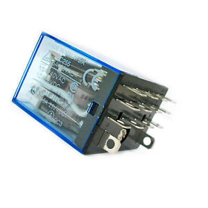 15 x OMRON LY4NJ LY4N LY4 DC 24V 14 Pin 240VAC 10A Power Relay Coil ...