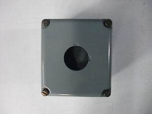 SQUARE D CONTROL STATION 1 HOLE ALUMINUM 9001-KY1