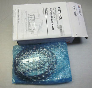 Keyence PX-10P heavy duty photoelectric sensor amplifier IP67