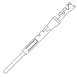 Standard Circular Contacts Trim Trio Pin Crimp 24 AWG Contact Sz ...